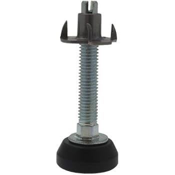 Pack of 10 Heavy Duty Adjustable feet, Screw in feet M12 x 40mm - Fixed ...