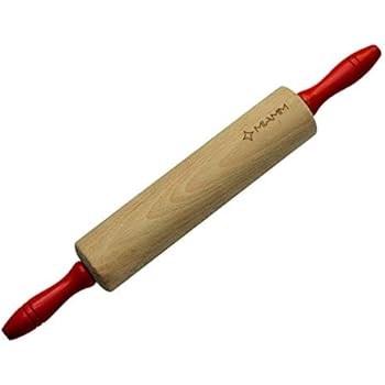 Dr. Oetker Teigroller mit Metallachse, Nudelholz als Backzubehör ...