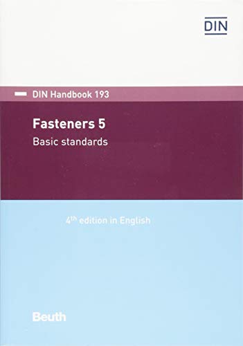 Fasteners 5: Basic standards (DIN_Handbook) : DIN e.V.: Amazon.de: Bücher