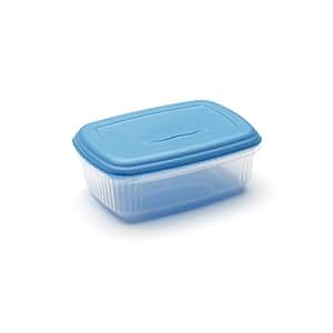 Addis 2 Litre Rectangular Food saver Container, Clear: Amazon.co.uk ...