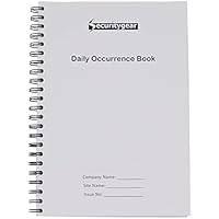 Daily Occurrence Log Book | Security DOB | A4 Sized | 200 Serially ...