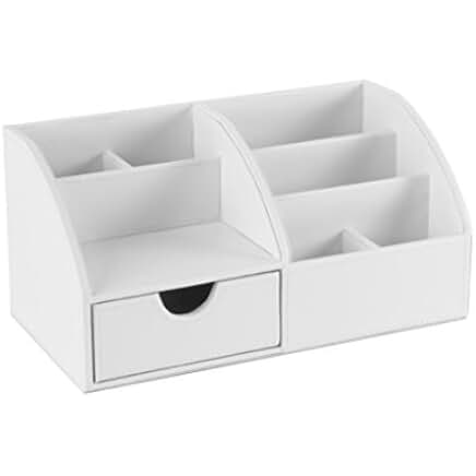 Amazon.co.uk: white desk tidy