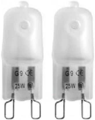 5 x G9 Halogen Light Bulbs Frosted Capsule 240V 25W Watt : Amazon.co.uk ...