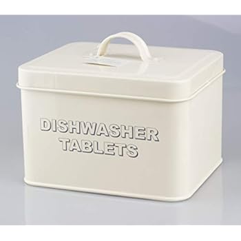 Plastic Laundry Dishwasher Washing Powder Tablet Detergent Storage Box ...