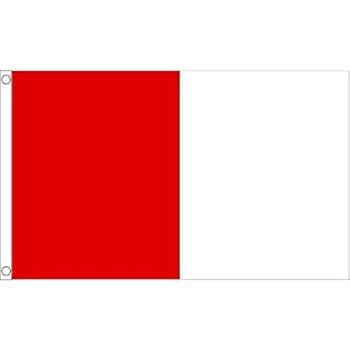 AZ FLAG Half blue and white Flag 3' x 5' - two colors flags 90 x 150 cm ...