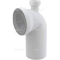 Pan Connector for Toilet -with 40mm Comp Inlet 110mm Push-fit/Solvent ...