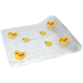 Homescapes Rubber Duck Bath Mat, 45 x 75 cm, 1400 GSM rug in 100% ...