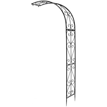 Amazon.de: Halbbogen B 150 cm Halbrosenbogen Rosenbogen Metall ...