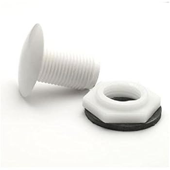 BLANKING OFF PLUG FOR CISTERN HOLE / OVERFLOW WHITE TO SUIT 20MM HOLE ...