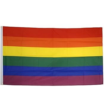 Fahne / Flagge Regenbogen NEU 150 x 250 cm Flaggen: Amazon.de: Garten