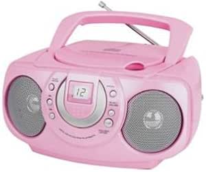 Bush Portable CD/MP3 Radio Boombox - Pink KW-85MP3: Amazon.co.uk ...