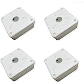 Sinloe PVC Square Junction Box 4x4 Inches 10 Nos Pack for CCTV Cameras : Amazon.in: Home Improvement