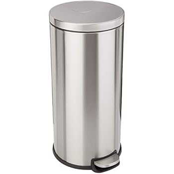 Tesco 30L Kitchen Pedal Bin - Brushed Stainless Steel: Amazon.co.uk ...