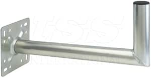 Satellite Wall Mounting Bracket Strong Galvanised Steel , 40cm (400mm ...