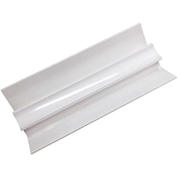 White PVC Taurus Skirting Board Plastic 95mm x 2.5m Bathroom Panels ...