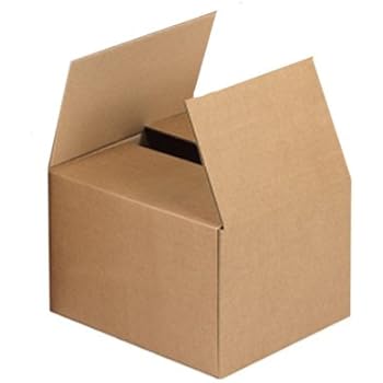 Single Wall Cardboard Boxes - 305x305x155mm (12x12x6ins) LxWxD. 25 Pack ...