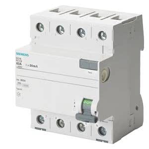 Buy Siemens 25A 100mA 4-Pole RCCB/ELCB (5SV44420RC, 1-Piece) Online at ...
