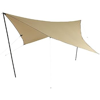 Sonnensegel 5 x 5 m LARP Reenactment Lagerplane Mittelalter Zelt Frame ...