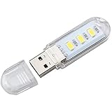 Buy DIGILIO USB Lights by Night Plug-in Mini LED Bulb Portable Compact Night Light,Ideal for ...