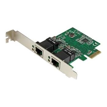 StarTech.com Carte réseau PCI Express à 2 ports Gigabit Ethernet - Adaptateur NIC PCIe GbE - 10 ...