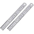 ZEGEL-Heavy Duty Steel Pocket Scale/Ruler 6 Inch 15 cm Metal Rule Kit ...