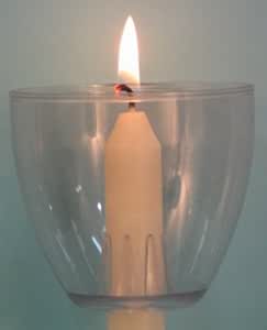 Clear Candle Wind Protector - 25 Pack: Amazon.co.uk: Garden & Outdoors