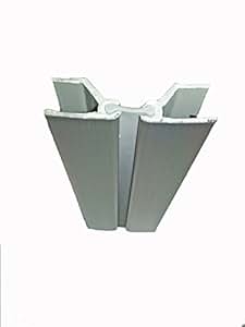 Kitchen aluminium Plinth Corner Connector to ne used with 140mm or ...