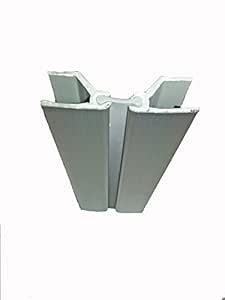 Kitchen aluminium Plinth Corner Connector to ne Used with 140mm or ...