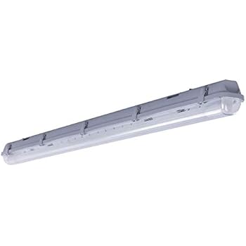 4FT SINGLE LED 18W - NON CORROSIVE WEATHERPROOF FLUORESCENT LIGHT ...