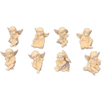 Amazon.de: 8 Stück Engel schöne Engelfiguren süsse Tischdekoration