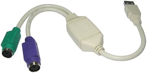 USB Splitter PS2 Keyboard Mouse Active Adaptor Cable: Amazon.co.uk ...