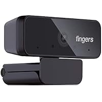 FINGERS 1080 Hi-Res Webcam with 1080P Wide Angle Lens&Built-in USB Mic ...