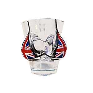 Boobs and Union Jack Bikini Shot Glass London Flag Souvenir! Souvenir ...
