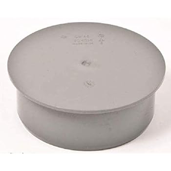Waste Pipe 32 mm Cap/Stop End - Push-Fit/Compression - Grey: Amazon.co ...
