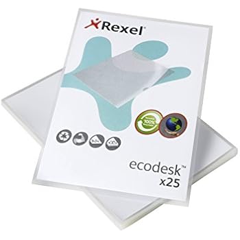 Rexel Ecodesk A4 Plastic Punched Pocket Wallets Top and Side Opening ...