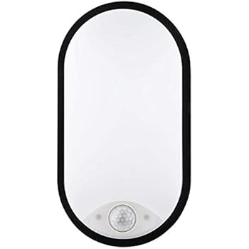 LightHub 10W LED Outdoor Round Circular Wall Mounted PIR Motion Sensor ...