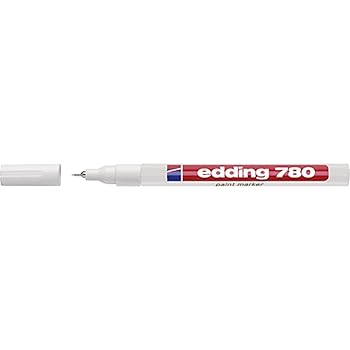 edding Lackmarker 780, 0,8 mm, weiß: Amazon.de: Bürobedarf & Schreibwaren