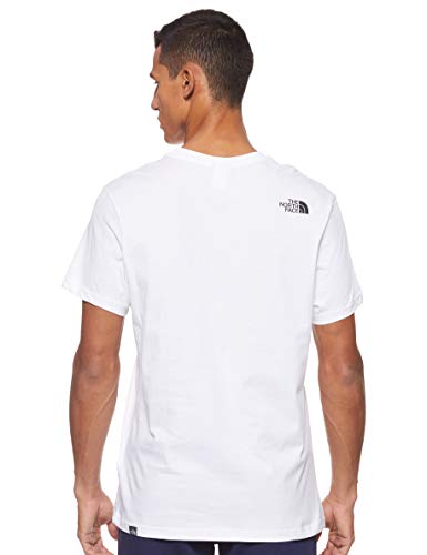 (TG. M) The North Face M SS Simple Dome Tee, Maglia a Maniche Corte Uomo, Bianco