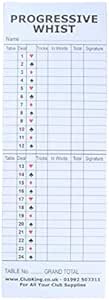 Whist Scorecards, 50 Pack: Amazon.co.uk: Sports & Outdoors