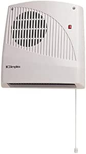 Dimplex FX20V Wall Mounted Fan Heater 2KW, 2000 W, White : Amazon.co.uk ...