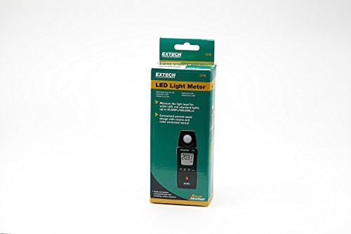 Extech LT40 LED Light Meter for Measure the Illuminance of White LED ...