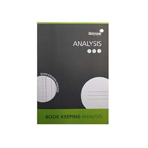 Silvine Book Keeping Notebook Analysis 32 Pages 7 Column A4 Ref SJA4A ...