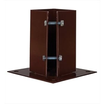 100MM X 100MM 4" BOLT DOWN POST SUPPORT LIKE MET POST 6PC: Amazon.co.uk ...