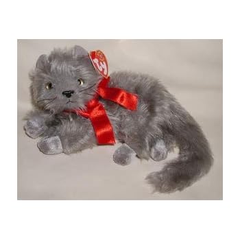 TY Beanie the Grey Cat Beanie Baby: Amazon.co.uk: Toys & Games