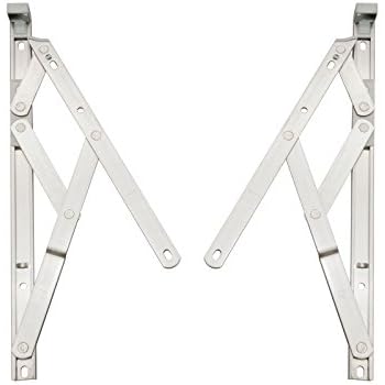 Pair of 13mm x 10" inch Top Hung Window Stays / Friction Hinges ...