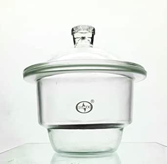 ISKO Glass Desiccator Jar, Lab Dessicator Dryer with Porcelain Plate ...