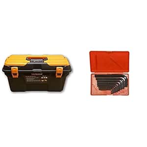 Taparia PTB-19 Plastic Tool Box with Organizer (Multicolour) & Taparia ...