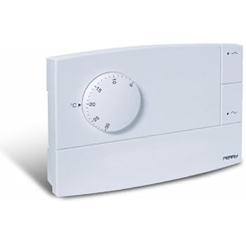Termostato elettronico da parete serie PERSONAL Perry 1TPTE120 con spia Alimentazione 230V ...