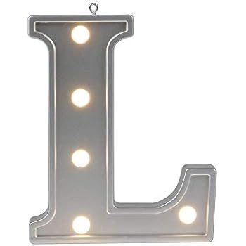 Led Letters Lights Alphabet Marquee Decoration Light Up Sign Battery ...