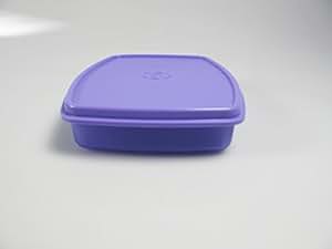 TUPPERWARE To Go Vesperbox lila mit Abtrennung Brotdose Vesperdose Dose ...